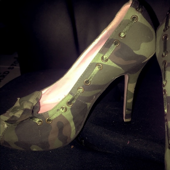 Leg Avenue | Shoes | Leg Avenue Camouflage High Heel Shoes | Poshmark